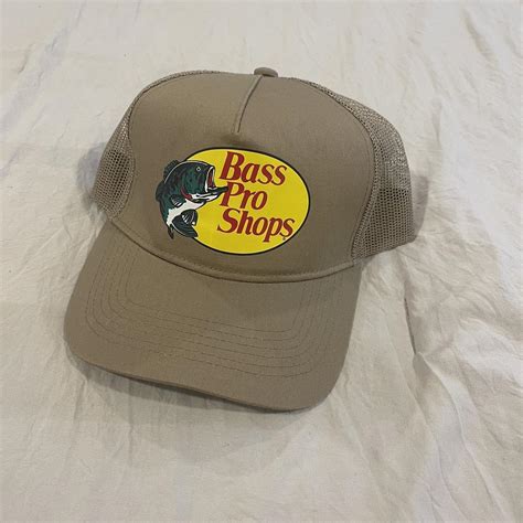 Bass Pro Shop Tan Trucker Hat Bassproshop Depop