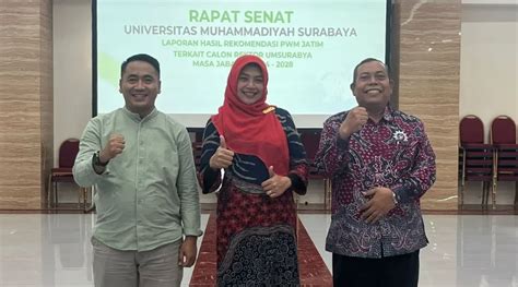 Berita Pemilihan Rektor Universitas Muhammadiyah Surabaya