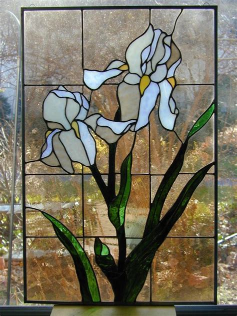 81 Best Stained Glass Iris Images On Pinterest Stained Glass