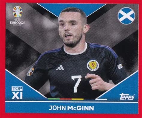 TOPPS UEFA STICKER Swiss Edition Sco Top 1 John Mcginn 2 09 PicClick AU