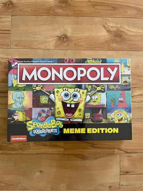 Monopoly Spongebob Squarepants Meme Edition Board Game 4547411595
