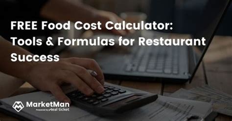 FREE Food Cost Calculator Tools Formulas For Restaurant Success