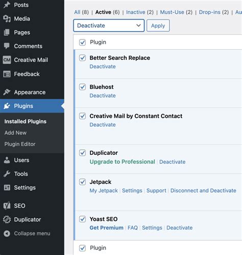 How To Downgrade Wordpress Roll Back To Previous Version