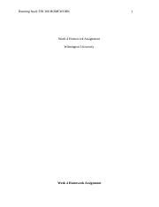 Week 4 Homework BOND FIN 308 1 Docx Running Head FIN 308 HOMEWORK