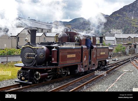 Ffestiniog Railway Double Fairlie Steam Loco At Blaenau Ffestiniog