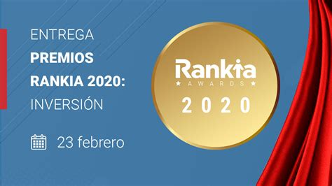 Entrega De Los Vi Premios Rankia Inversión
