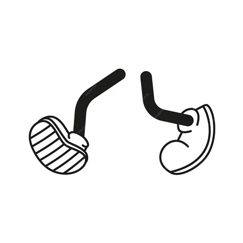 Premium Vector Cartoon Vector Walking Feet In Trainers Or Sneakers On