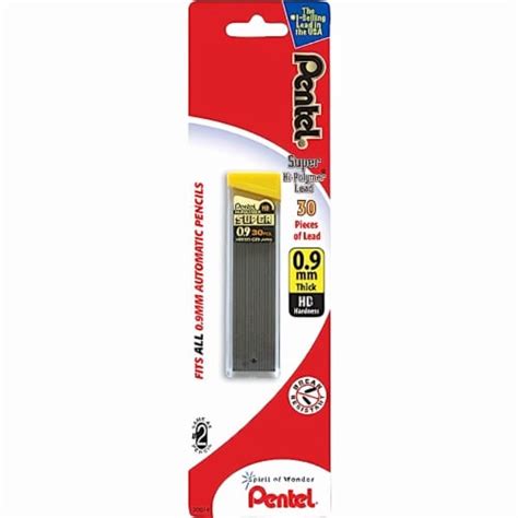 Pentel Super Hi Polymer Lead Refill Mm Hb Pcs Tube Pack Of Pack Kroger