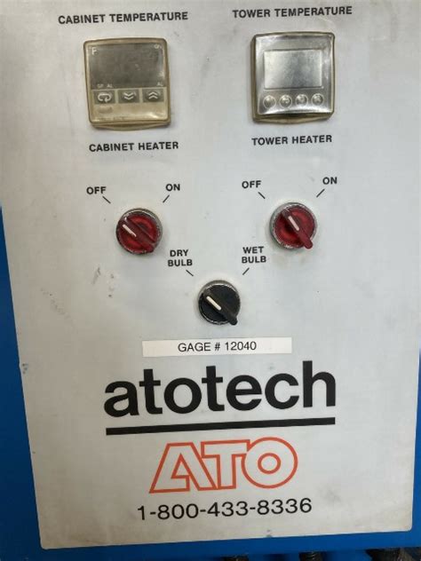 Ato Tech Salt Spray Testing Chamber 208v 21a Model 21 Joseph Fazzio Incorporated