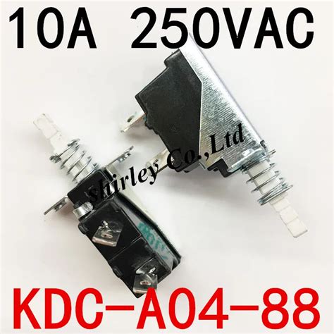 5 шт 10a 250v Ac Spst 2 штифта пуш ап кнопка выключателя питания Kdc