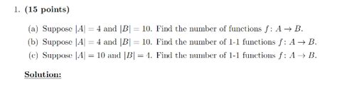 Solved A Suppose ∣a∣4 And ∣b∣10 Find The Number Of