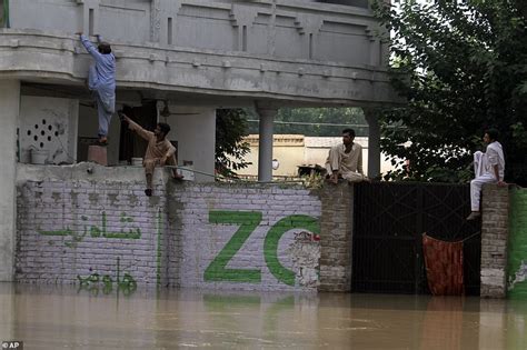 Luxury Hotel Is Swept Away By Floods In Pakistan As Prime Minister