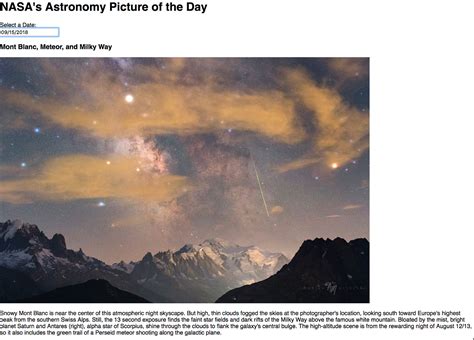 Pictures Nasa Took On Dates