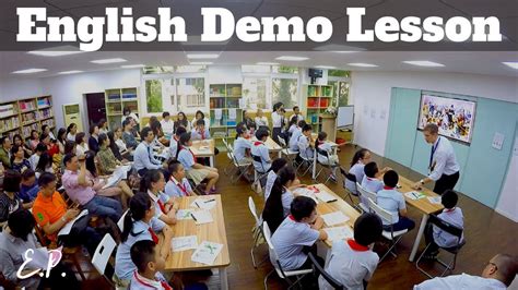 English Demo Lesson With Commentary Youtube