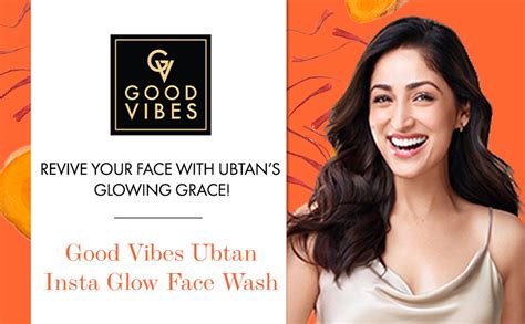 Good Vibes Ubtan Insta Glow Face Wash 120 Ml Saffron Turmeric
