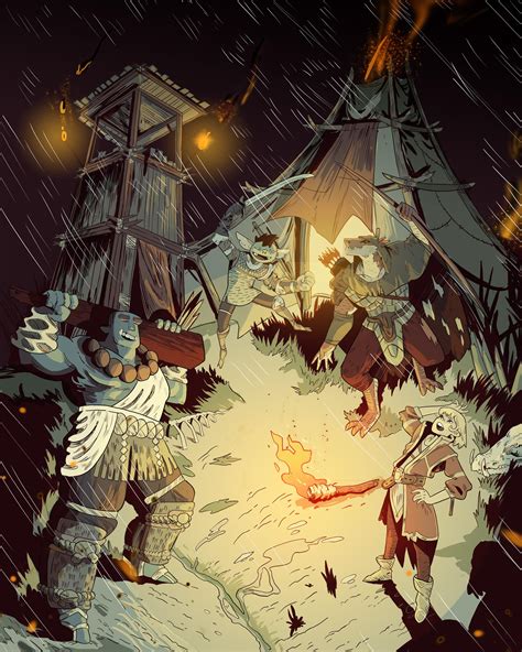 Oc Lizardfolk Camp Conquered Commission Party I Made In My Style If