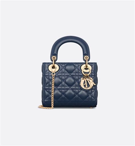 Mini Lady Dior Bag Jade Green Cannage Lambskin Dior