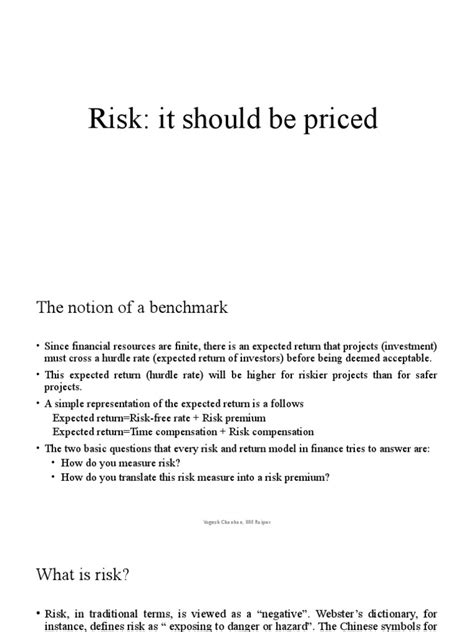 risk return pdf beta finance capital asset pricing model