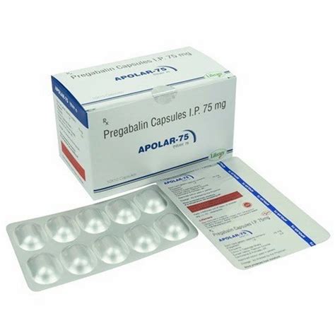 Pregabalin 75 Mg Capsule At ₹ 250 Stripe Pregabalin Capsules