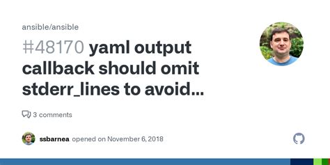 Yaml Output Callback Should Omit Stderrlines To Avoid Duplicated