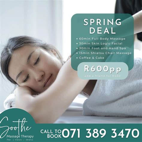 Promotions Soothe Massage Therapy