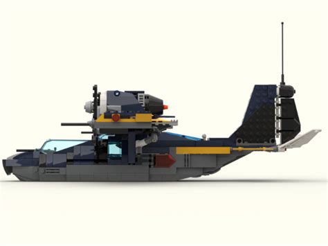Lego Moc Flying Boat By Spacebadger Rebrickable Build With Lego