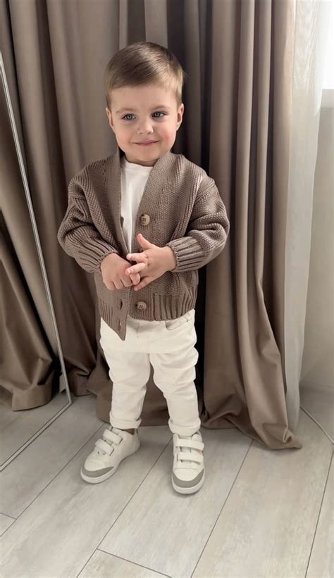 Модный образ для ребенка в 2024 г Одежда для маленьких мальчиков Одежда для новорожденного