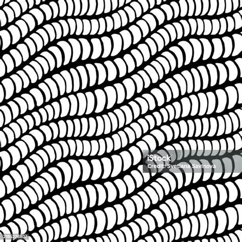 추상 물결 모양 패턴 흑인과 백인 손으로 그린 선 패턴 패브릭 패턴 검은색에 대한 스톡 벡터 아트 및 기타 이미지 검은색 곡선 낙서 드로잉 Istock