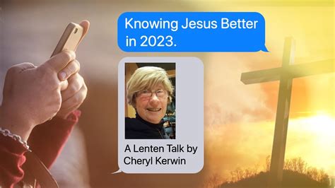 2023 Lenten Talks Cheryl Kerwin St Francis Of Assisi Catholic Church Derwood Md Youtube