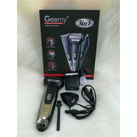 Mesin Cukur Misai And Janggut Cordless Wireless Geemy Progemei Gm 598gm