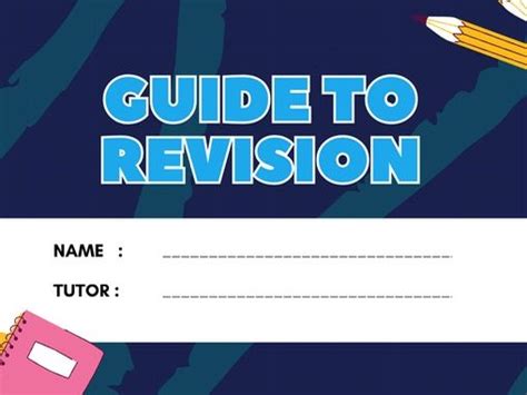 How To Revise Guide Teaching Resources