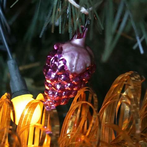 Стеклянные ёлочные игрушки еда фрукты овощи на ёлку