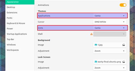 How To Change The Gtk Icon Or Gnome Shell Theme In Gnome Linux Uprising Blog