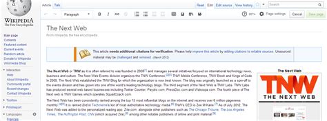 wikimedia s wysiwyg visual editor out for logged in wikipedia users