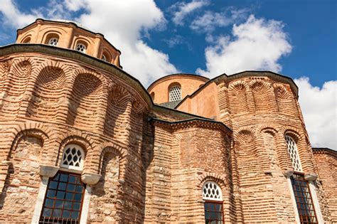 이스탄불 운명 지구에서 역사적인 몰라 Zeyrek 모스크와 아시아와 유럽 대륙의 중간에 꿈의 도시 Byzantine에 대한 스톡
