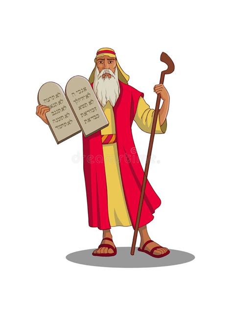 Moses And The Ten Commandments Clipart