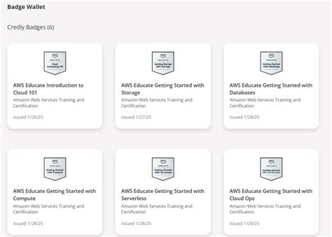 Aws Cloudcomputing Awsbadges Learningjourney Vedant Tyagi