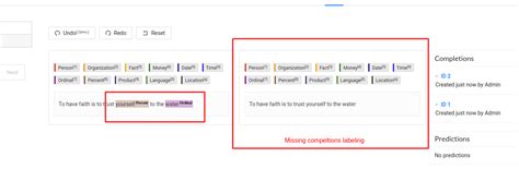 Completions Comparison Is Not Working On Labelling Page · Issue 463