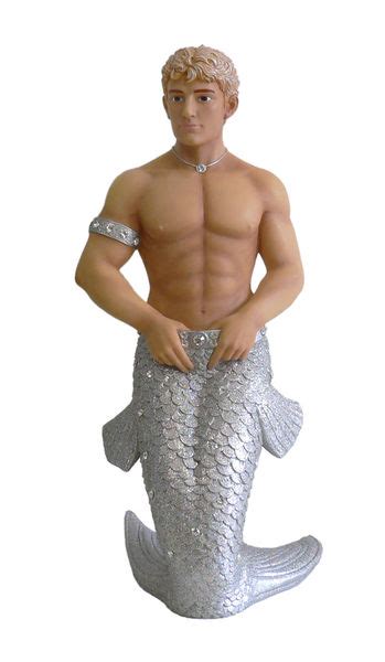 Mr Bling Sexy Merman Sculpture