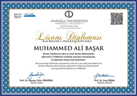 Muhammed Ali Basar Linkedin‘de Eğitim Dönüm Noktamı Paylaşmaktan Mutluluk Duyuyorum