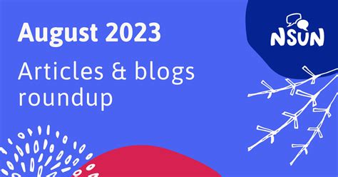 NSUNs August Articles Blogs Roundup