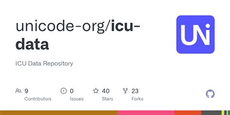 Github Unicode Orgicu Data Icu Data Repository