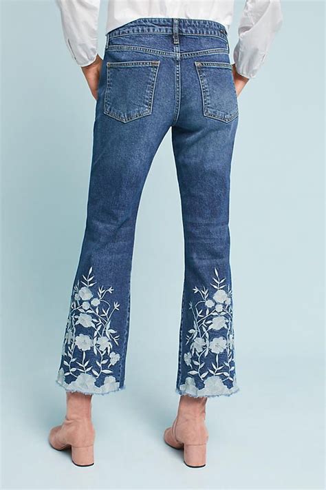 Pilcro High Rise Cropped Flare Jeans Cropped Flares Cropped Flare