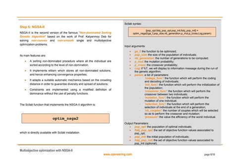 Multiobjective Optimization And Genetic Algorithms In Scilab PPT