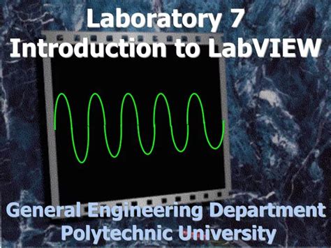 PPT Laboratory 7 Introduction To LabVIEW PowerPoint Presentation Free Download ID 2988834