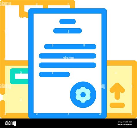 Documentation Wholesale Color Icon Vector Documentation Wholesale Sign Isolated Symbol