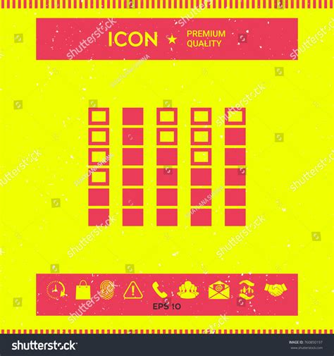 Spectrum Analyzer Equalizer Icon Stock Vector Royalty Free 760850197