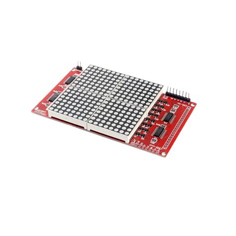 16 x 16 red led dot matrix module for arduino projects