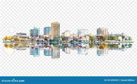 Stockton City Map Vector 138261496