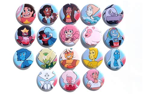 Steven Universe 1 25 Buttons Etsy